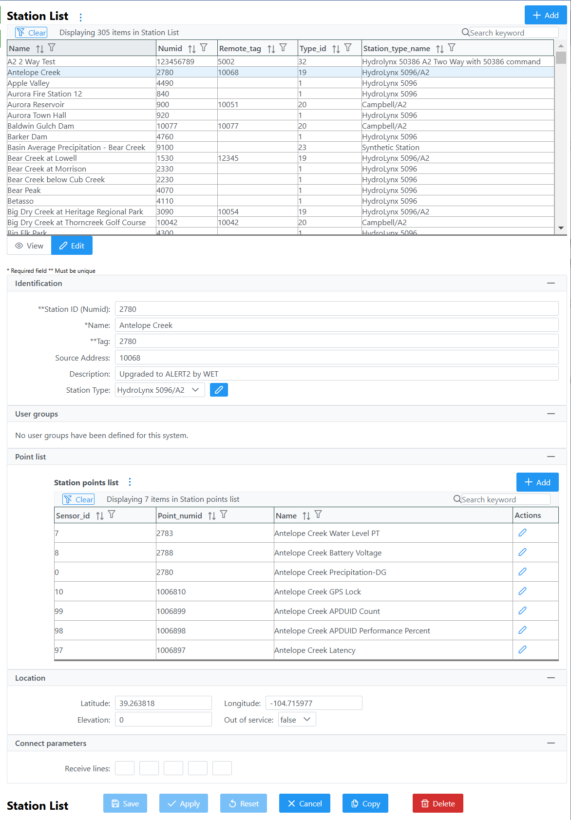 Station List - NovaStar Administrator (for Users)